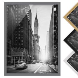 Bilderwelten Bild mit Rahmen Lebhaftes New York