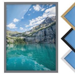 Bilderwelten Bild mit Rahmen Traumhafter Bergsee