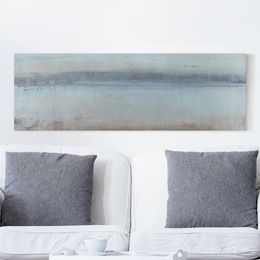 Bilderwelten Leinwandbild - Panorama Horizont &uuml;ber Blau I