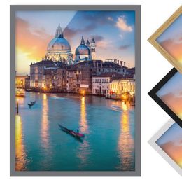 Bilderwelten Bild mit Rahmen Sunset in Venice