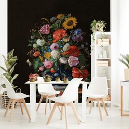 Bilderwelten Fototapete Jan Davidsz de Heem - Glasvase mit Blumen