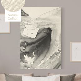 Bilderwelten Leinwandbild - Hochformat Dunst und Wasser I