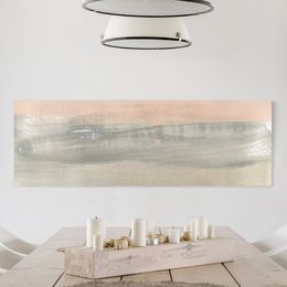 Bilderwelten Leinwandbild - Panorama Dichtung mit Rouge II