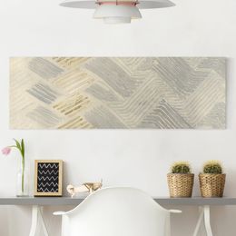 Bilderwelten Leinwandbild - Panorama Chenille IV