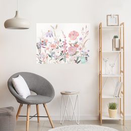 Bilderwelten Glasbild Boho Wildblumen