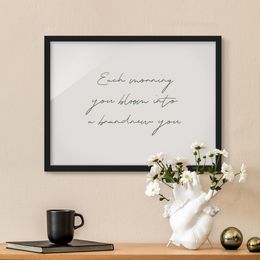 Bilderwelten Bild mit Rahmen A brand new you