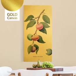Bilderwelten Leinwandbild Vintage Pflanze - Macaron