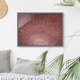 Bilderwelten Bild mit Rahmen Boho Japan Sonne