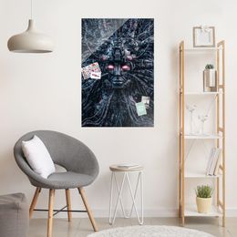 Bilderwelten Glasbild Menschliche Maschine
