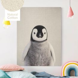 Bilderwelten Leinwandbild Baby Pinguin Pepe