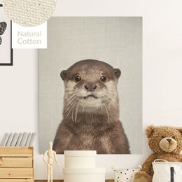 Bilderwelten Leinwandbild Otter Oswald