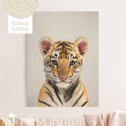Bilderwelten Leinwandbild Baby Tiger Thor