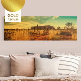 Bilderwelten Leinwandbild Steppe