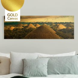Bilderwelten Leinwandbild Schokoladenh&uuml;gel Landschaft