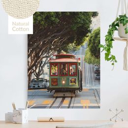 Bilderwelten Leinwandbild Seilbahn in San Francisco