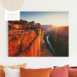Bilderwelten Leinwandbild Sonne im Grand Canyon
