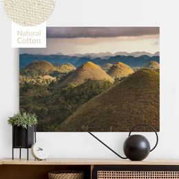 Bilderwelten Leinwandbild Schokoladenh&uuml;gel Landschaft