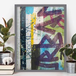 Bilderwelten Bild mit Rahmen Brooklyn Graffiti