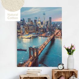 Bilderwelten Leinwandbild Brooklyn Bridge New York