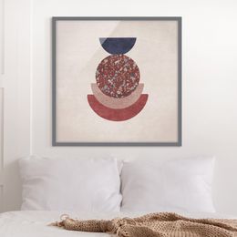 Bilderwelten Bild mit Rahmen Terrazzo I