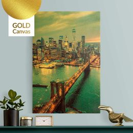 Bilderwelten Leinwandbild Brooklyn Bridge New York
