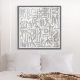 Bilderwelten Bild mit Rahmen Graffiti Art Calligraphy