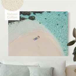 Bilderwelten Leinwandbild Paar am Strand