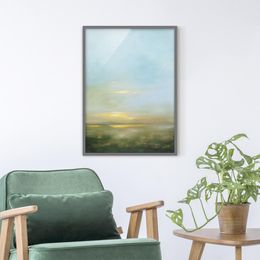 Bilderwelten Bild mit Rahmen D&auml;mmerung am Horizont
