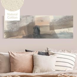 Bilderwelten Leinwandbild - Panorama Schattierungen in Sepia I