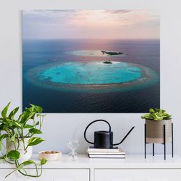 Bilderwelten Leinwandbild Paradies im Ozean