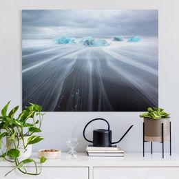 Bilderwelten Leinwandbild Eislandschaft