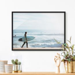 Bilderwelten Bild mit Rahmen Vorfreude am Meer