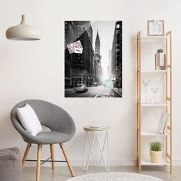 Bilderwelten Glasbild Lebhaftes New York