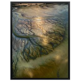 Bilderwelten Leinwandbild - Hochformat K&uuml;ste in Kuwait