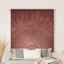 Bilderwelten Wandteppich Boho Japan Sonne