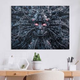 Bilderwelten Leinwandbild Menschliche Maschine