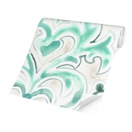 Mustertapete Bohemian Aquarell Ornament II