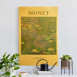 Bilderwelten Leinwandbild Claude Monet - Seerosen - Museumsedition