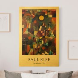 Bilderwelten Leinwandbild Paul Klee - Der Vollmond - Museumsedition
