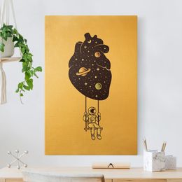 Bilderwelten Leinwandbild Kosmisches Herz