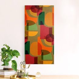 Bilderwelten Leinwandbild Mid Century Kaleidoskop