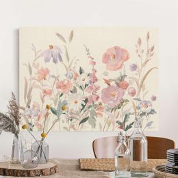 Bilderwelten Leinwandbild Boho Wildblumen