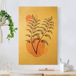 Bilderwelten Leinwandbild Boho Bl&auml;tter VI
