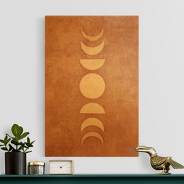 Bilderwelten Leinwandbild Boho Mondphasen II
