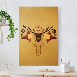 Bilderwelten Leinwandbild Boho Uterus
