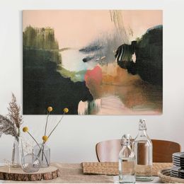 Bilderwelten Leinwandbild Tiefer Bach