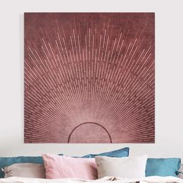 Bilderwelten Leinwandbild Boho Japan Sonne