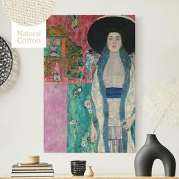 Bilderwelten Leinwandbild - Hochformat Gustav Klimt - Adele Bloch-Bauer II