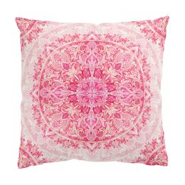 Bilderwelten Dekokissen Mandala Aquarell Ornament Muster pink