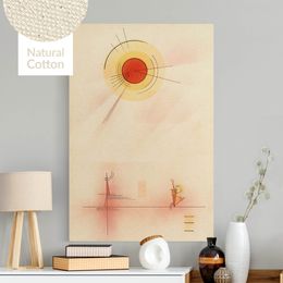 Bilderwelten Leinwandbild - Hochformat Wassily Kandinsky - Strahlen